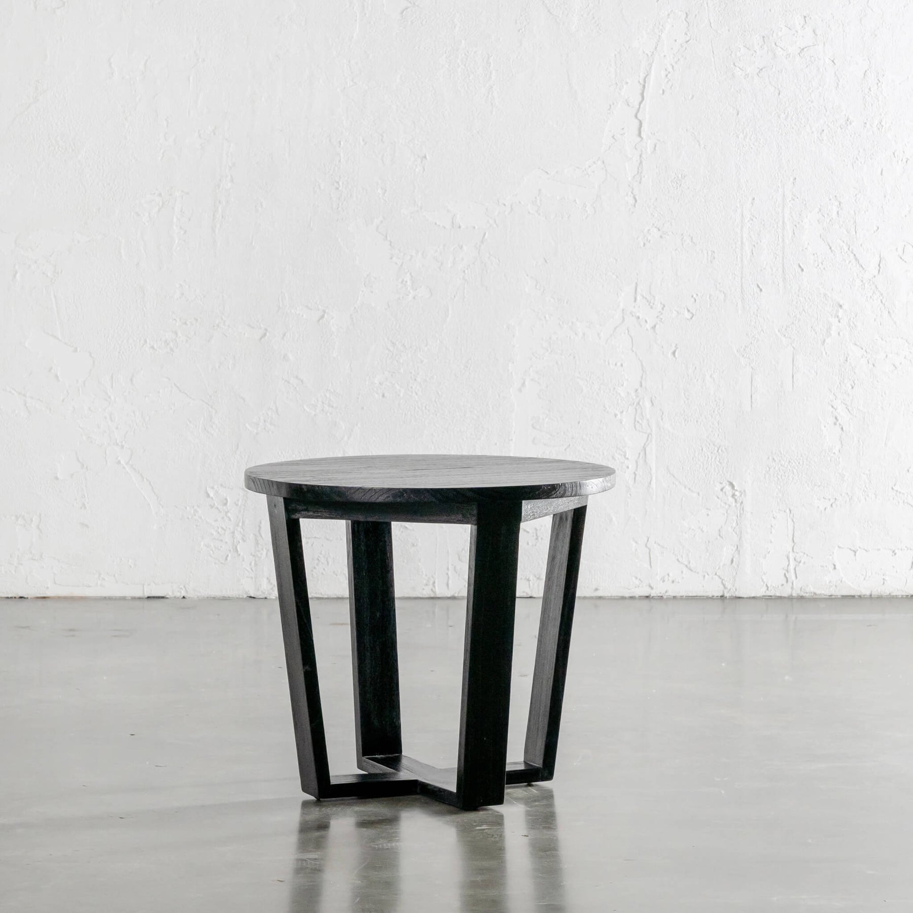 AMARA MID CENTURY TIMBER TERRACE SIDE TABLE | SOLID TOP WOODEN SIDE ...