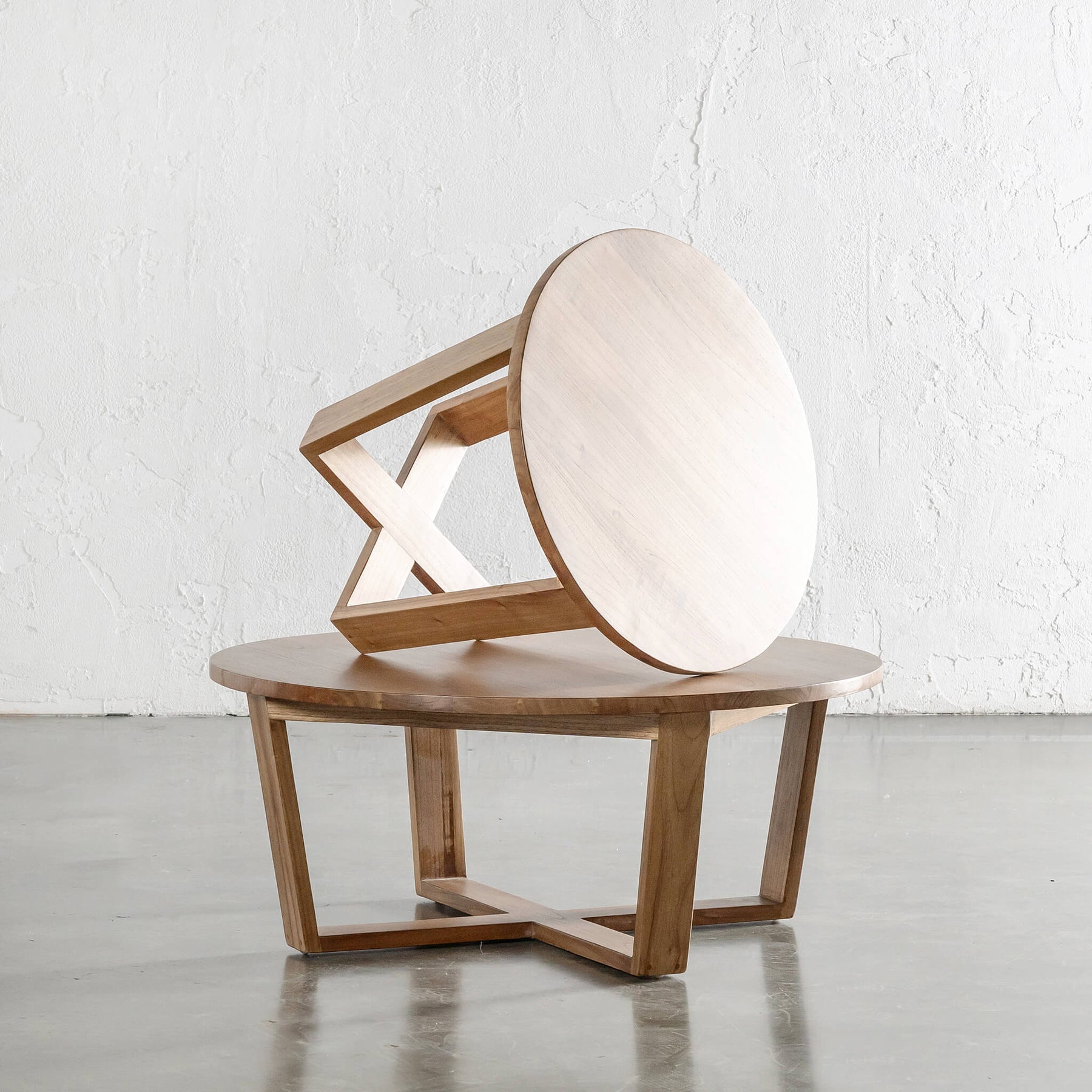 AMARA MID CENTURY TIMBER TERRACE SIDE TABLE | SOLID TOP WOODEN SIDE ...