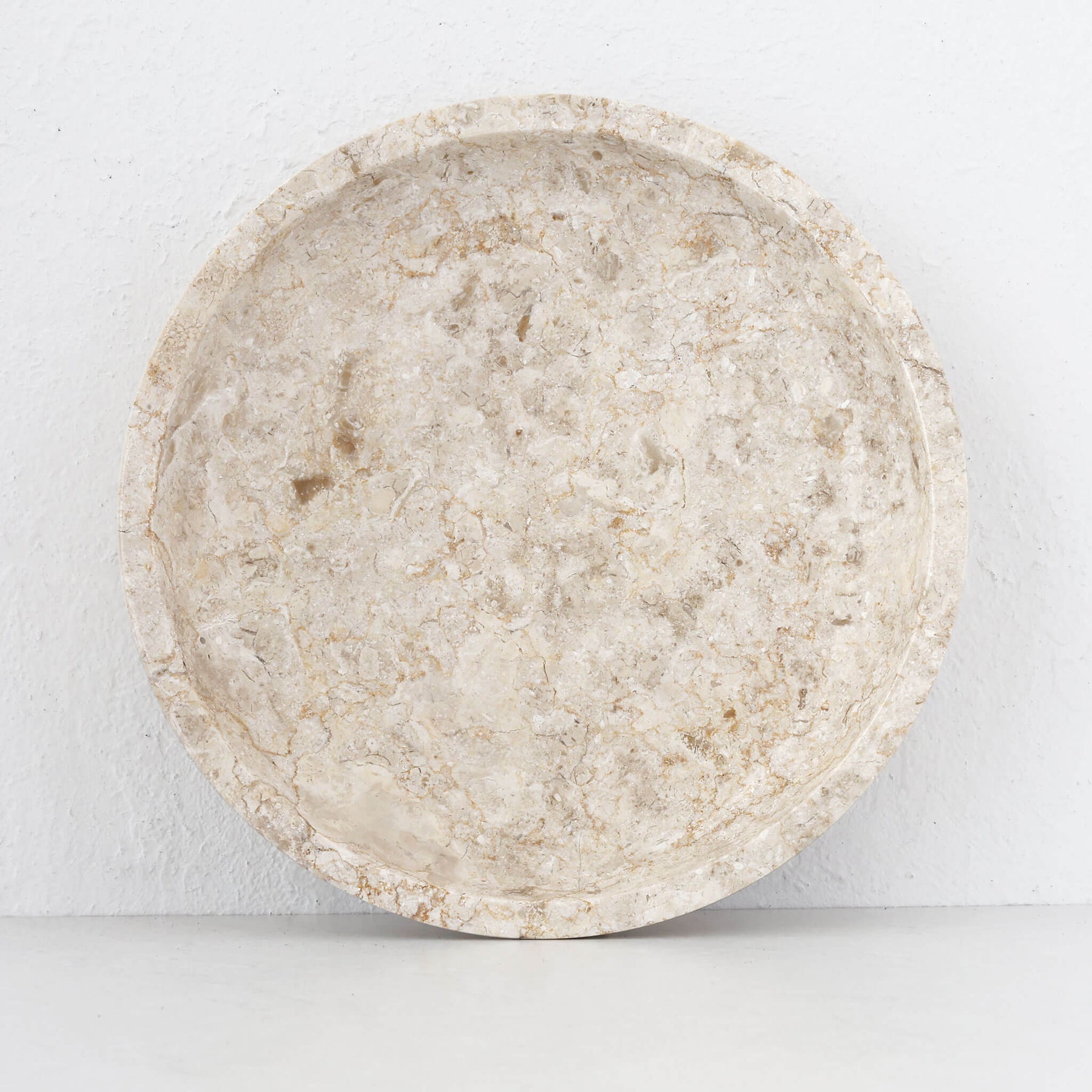 BAYAN MARBLE BOWL | LRG 35CM | ORGANIC CREMA MARBLE – Living By Design