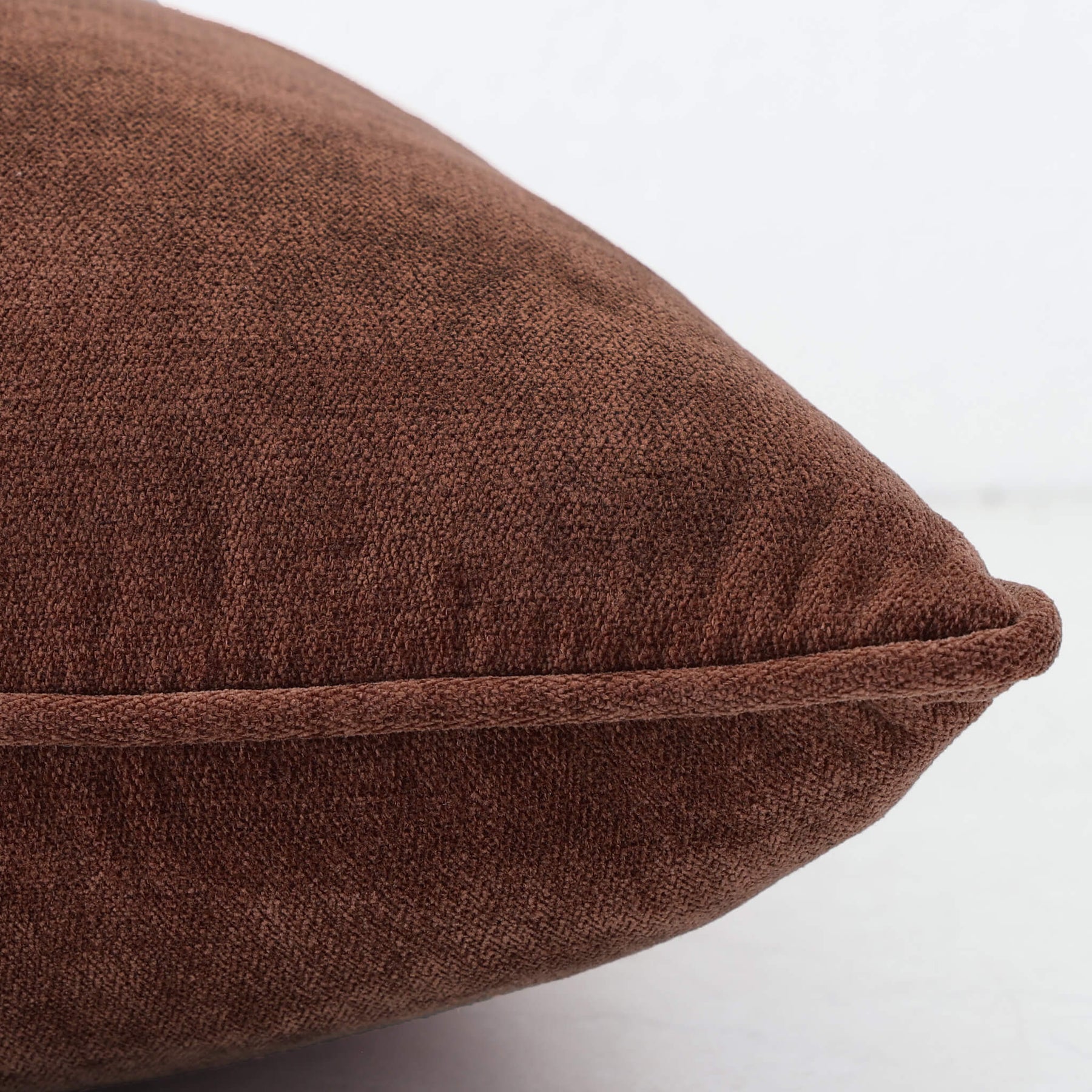 CARSON CUSHION | TERRA RUST TEXTURED VELOUR | 40X60 | 50X50 | 60X60 ...
