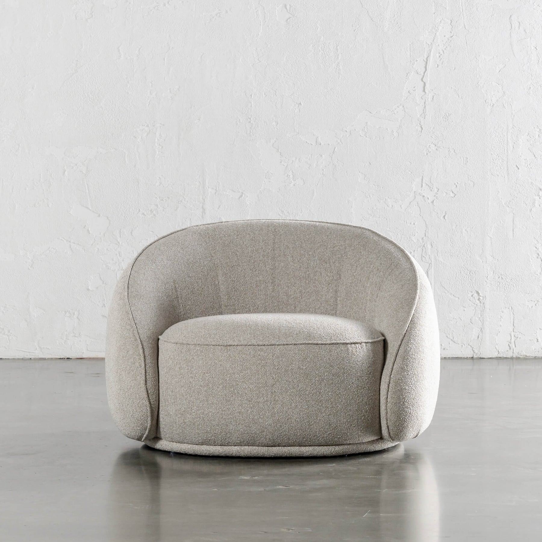 CARSON LINCOLN CURVED ARMCHAIR | SANDY DUSK – Living By Design