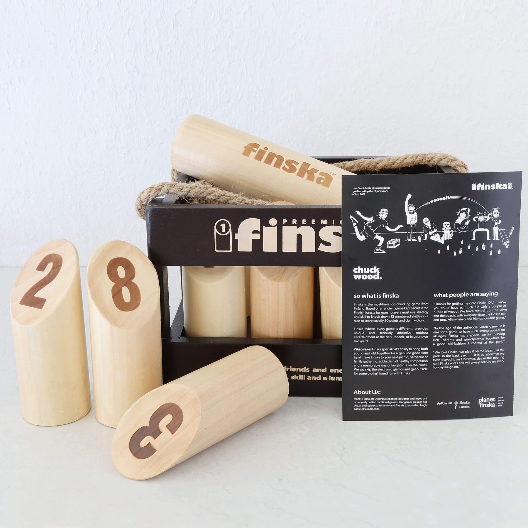 FINSKA PREEMIO BLACK | PLANET FINSKA | LAWN GAME – Living By Design