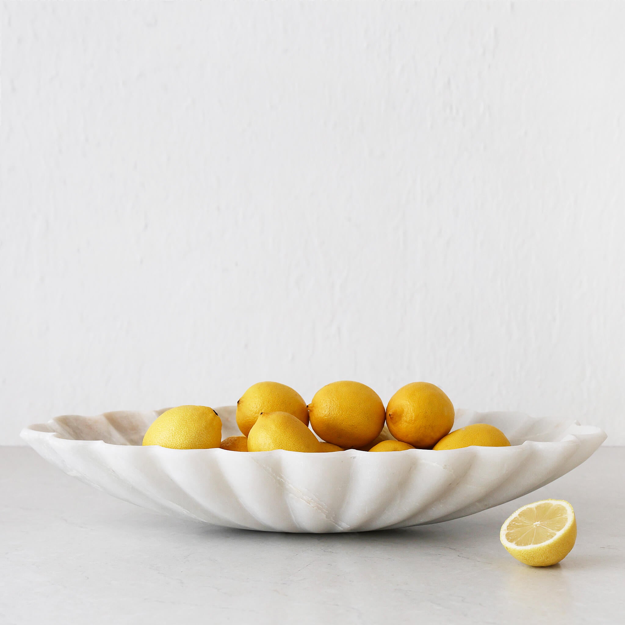 FLOR MARBLE OVAL BOWL | 25CM X 50CM | IVORY MARBLE – Living By Design
