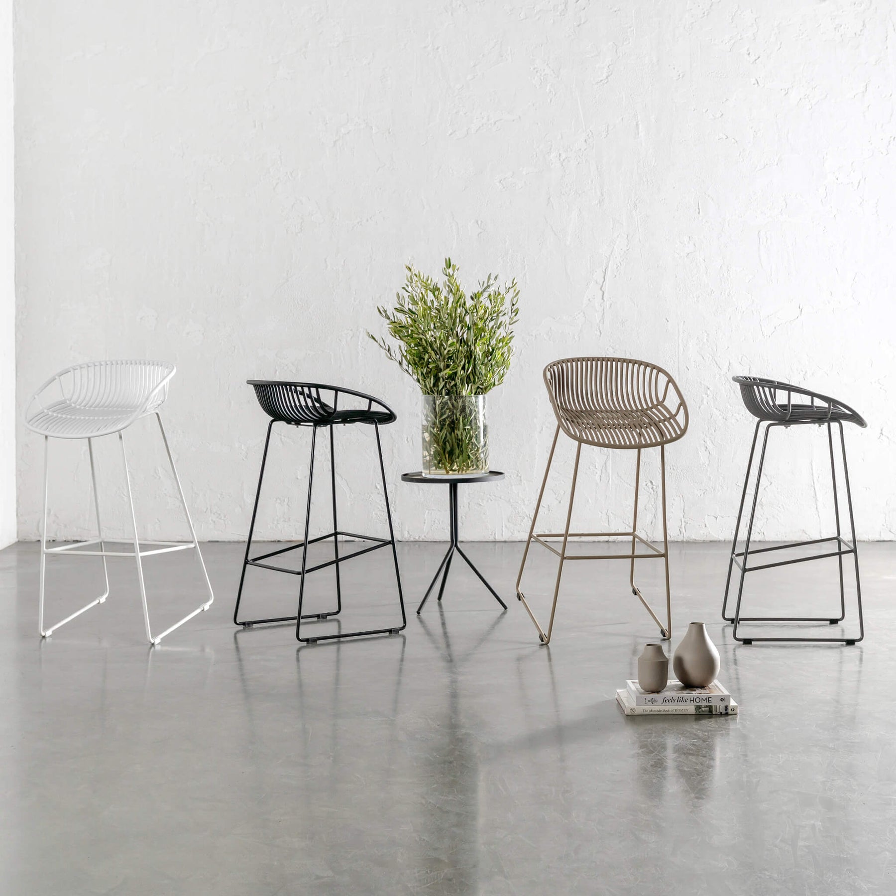 LEUCA PLASTIC OUTDOOR BAR CHAIR | INDOOR DINING | OUTDOOR ENTERTAINING ...