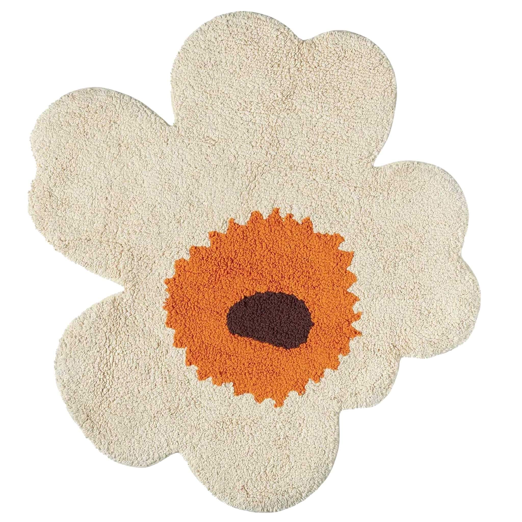 20% FINAL SALE | MARIMEKKO | UNIKKO BATH MAT | 73X74CM | CREAM + WARM ...