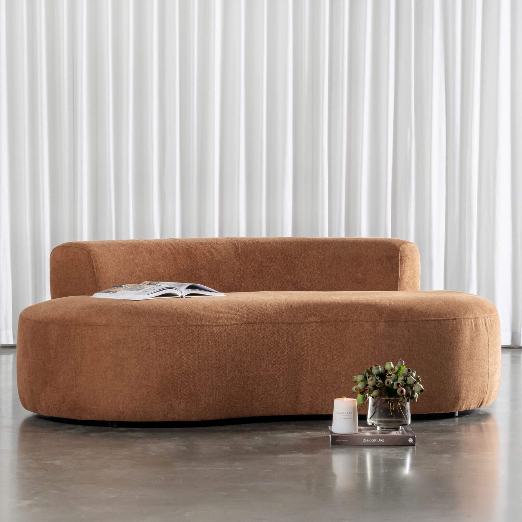 PILOTI WENDORF DAYBED SOFA | BURNT UMBER RUST – Living By Design