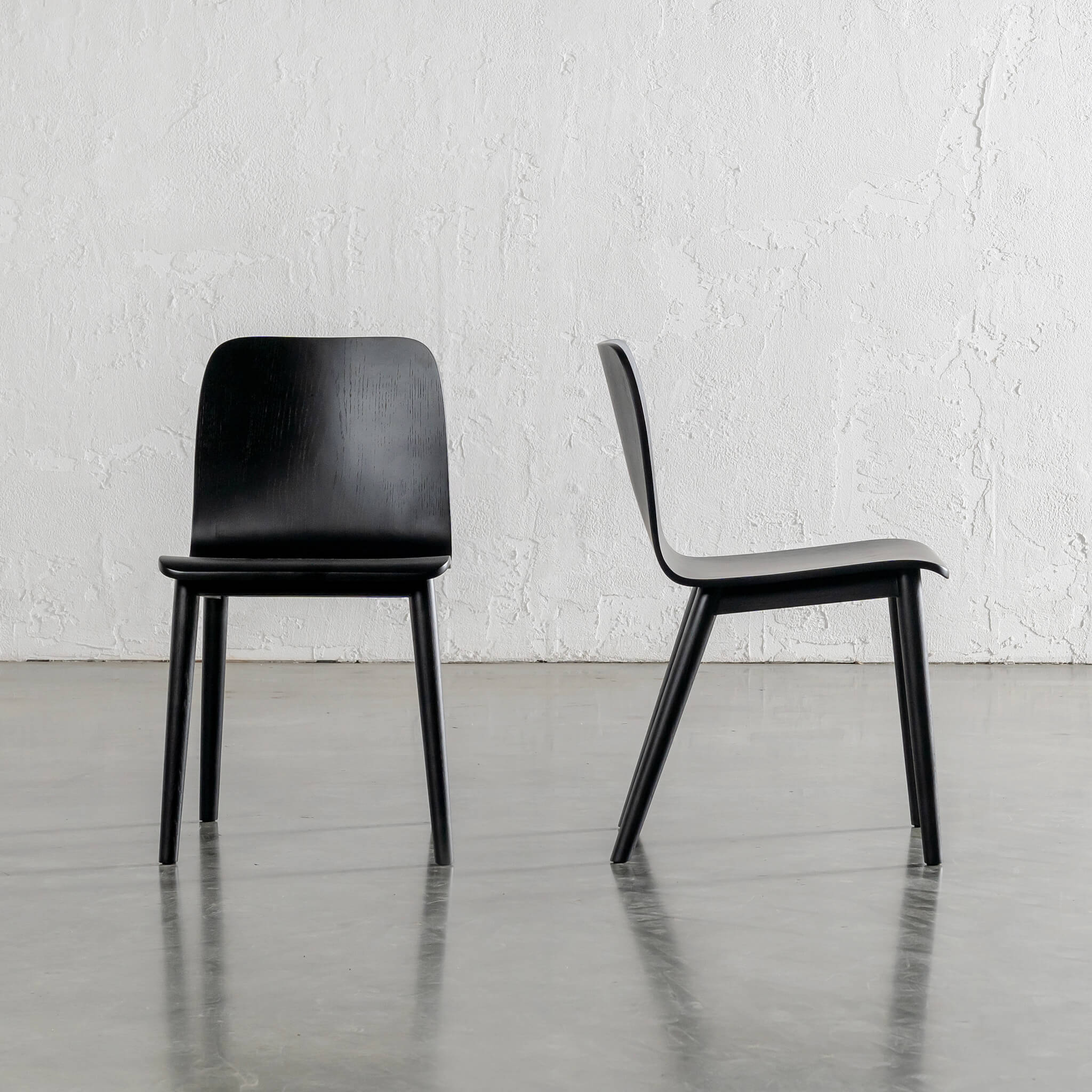 TAMIERA DINING CHAIR | BLACK GRAIN | DANISH TAMI DESIGN | BUNDLE X 2 ...