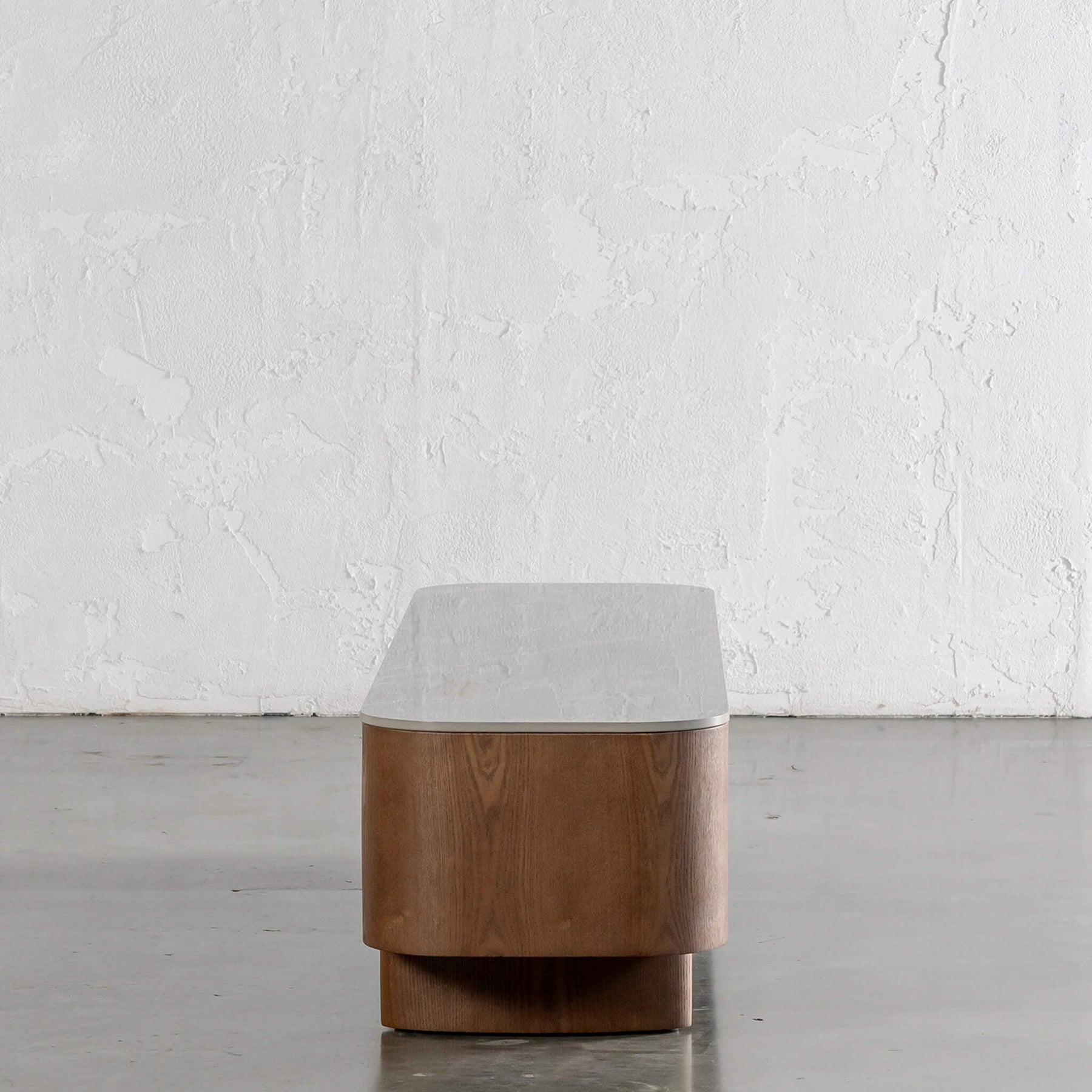 TREVELO ENTERTAINMENT UNIT | DEEP WALNUT WOOD GRAIN | VALENTINA GRIGIO ...