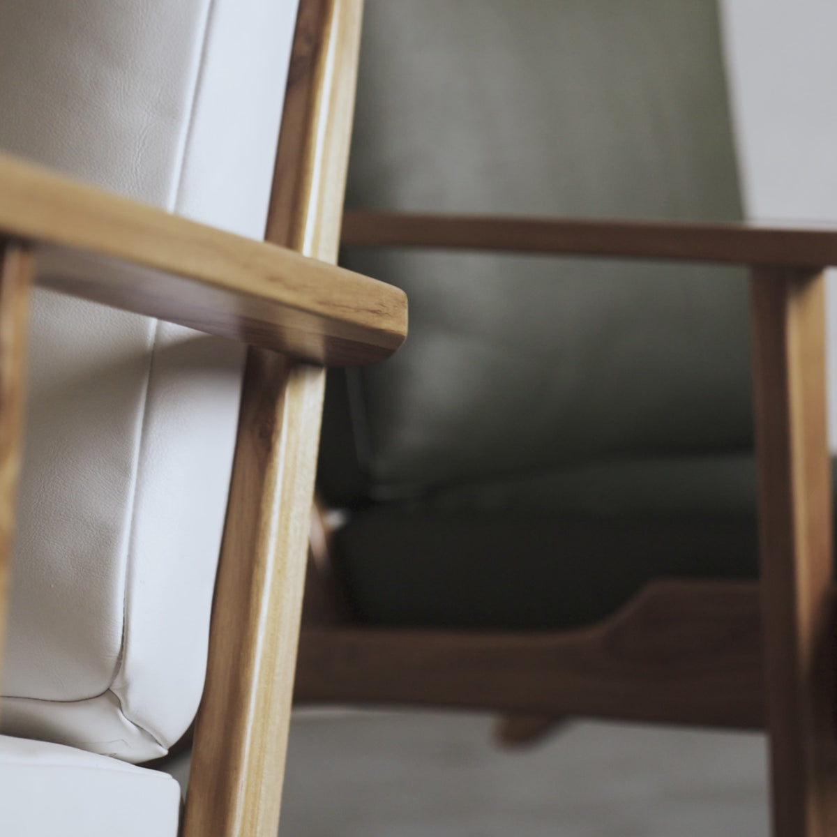 MALAND SVEN ARMCHAIR | WHITE LEATHER – Living By Design