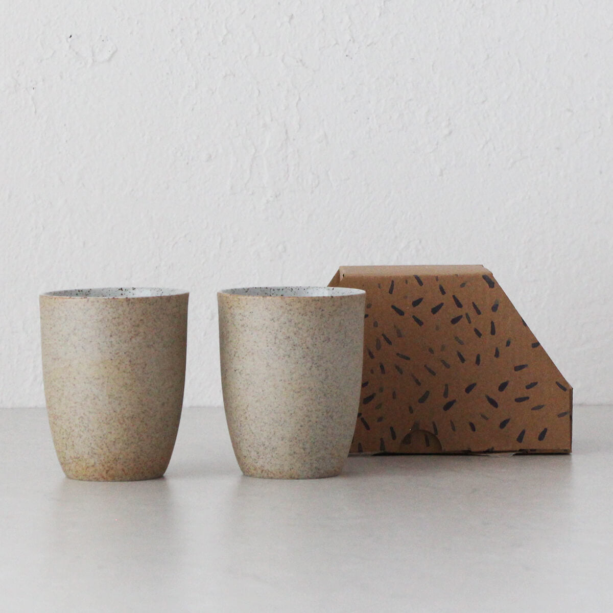 ROBERT GORDON | LATTE MUG | SET OF 2 | GARDEN TO TABLE | NATURAL STONE ...